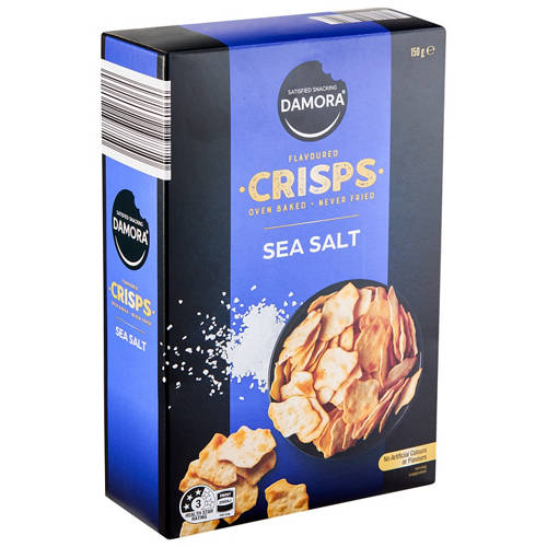 Damora Crisps Sea Salt 150g